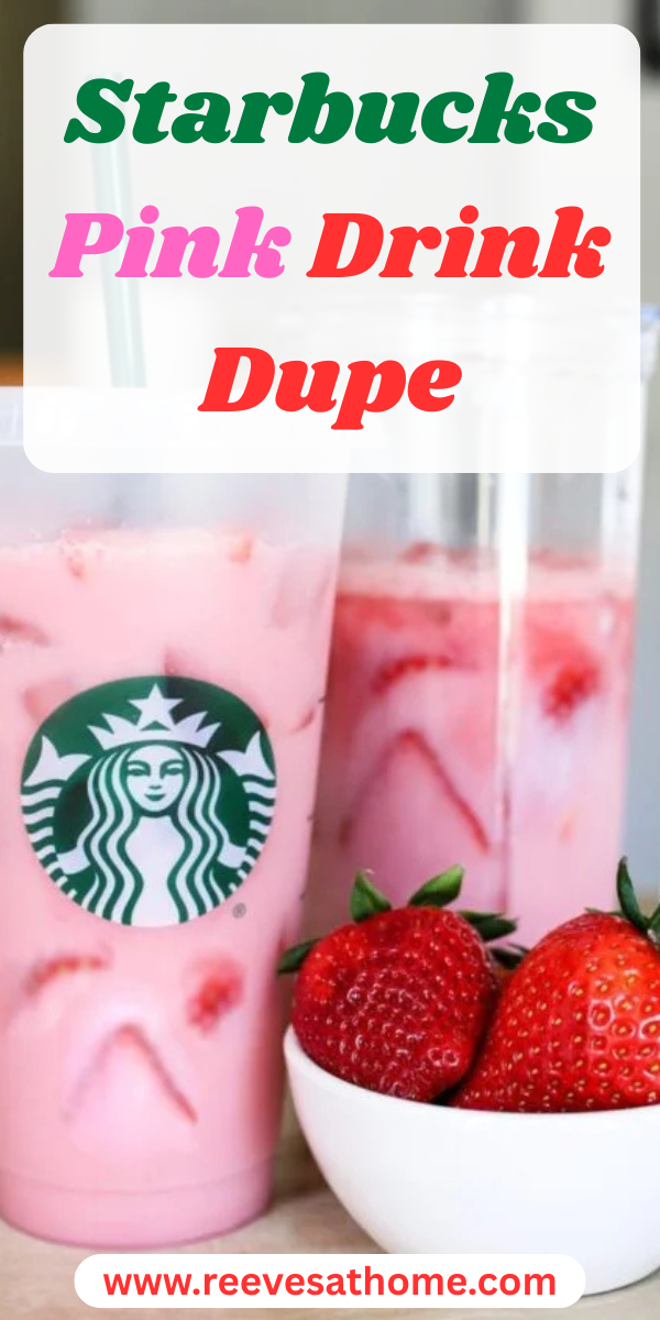 Starbucks Pink Drink Dupe (Cheap & Easy with Walmart Ingredients ...